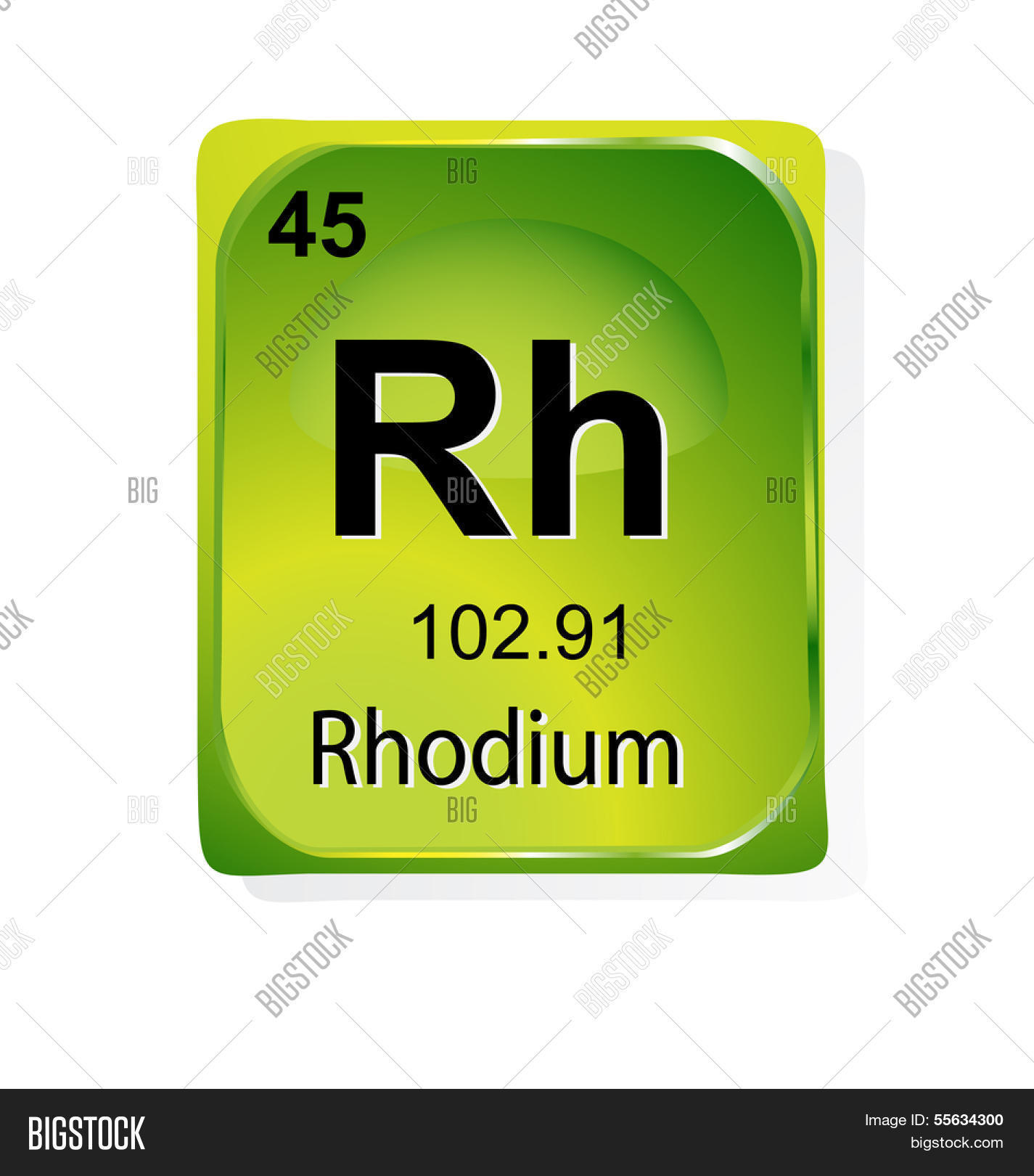 Rhodium Symbol