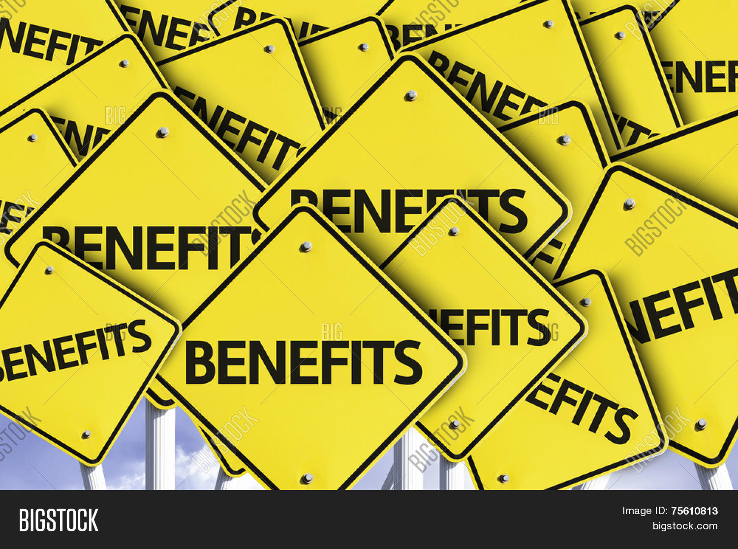 Benefits Written On Image & Photo (Free Trial) | Bigstock