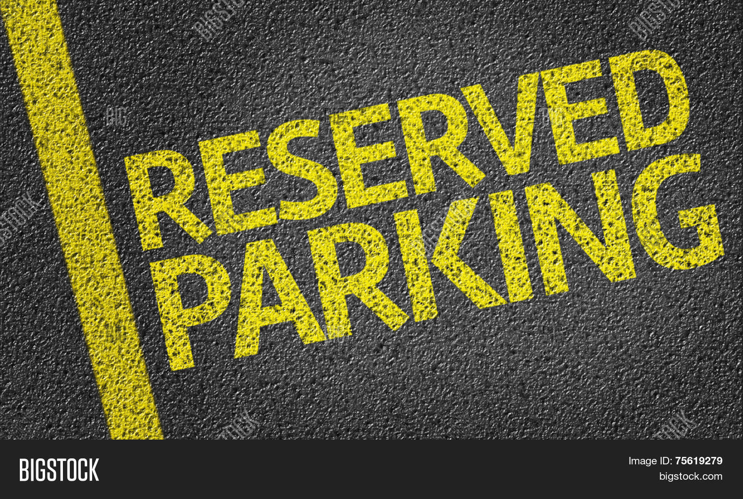 Parking Space Reserved Image & Photo (Free Trial) | Bigstock