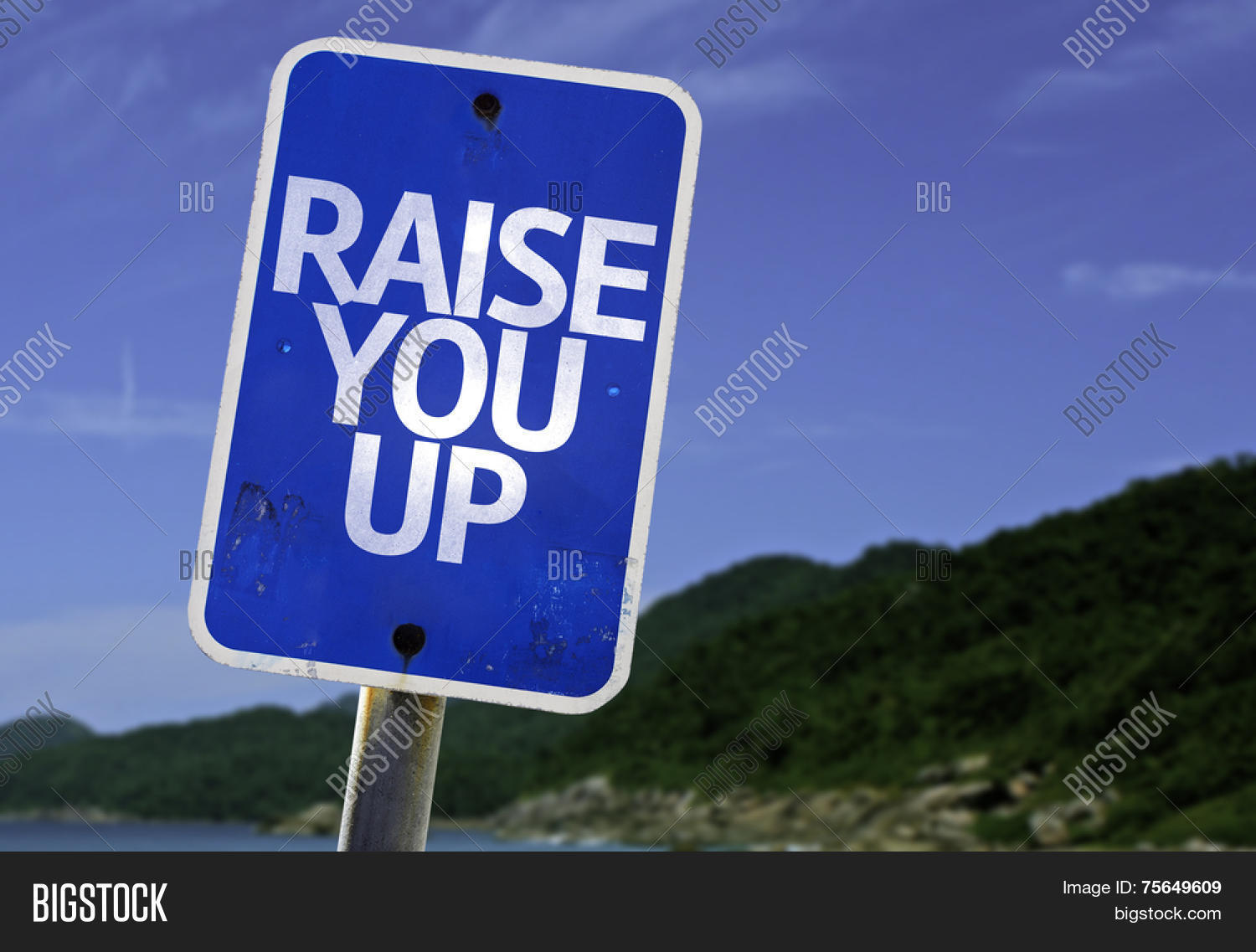 Raise You Sign Beach Image & Photo (Free Trial) | Bigstock
