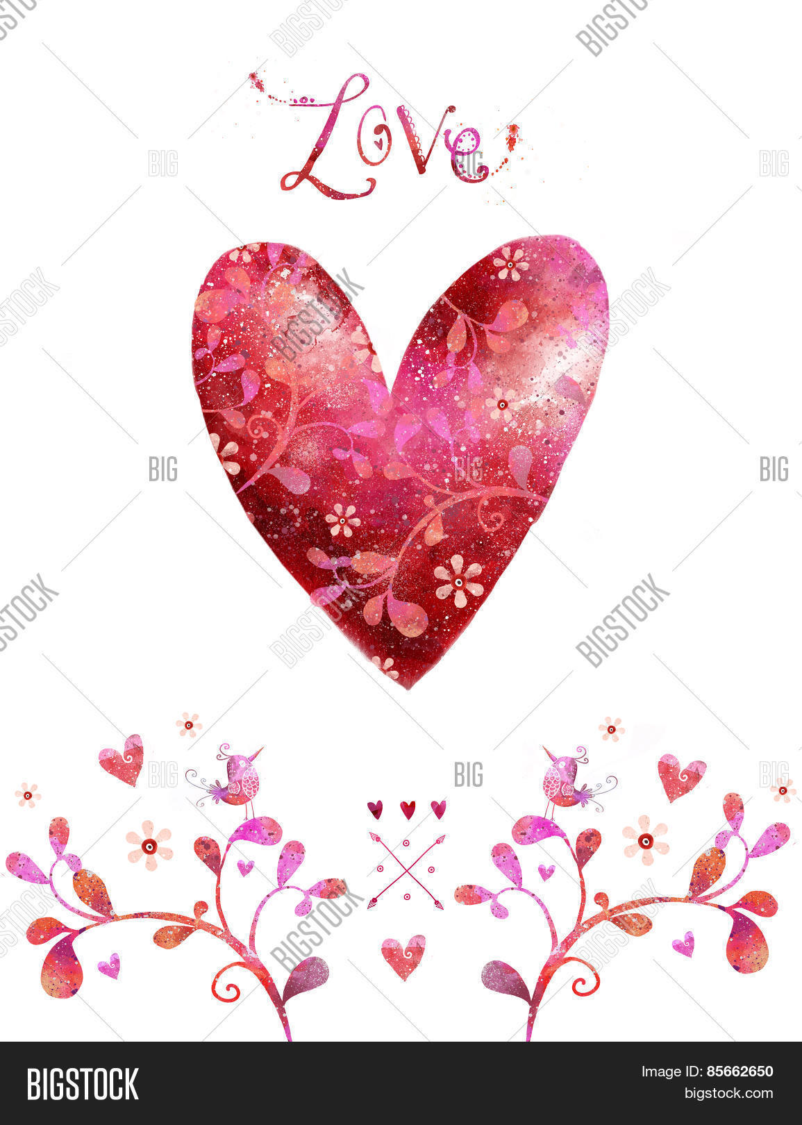 Love Heart Design. Image & Photo (Free Trial) | Bigstock