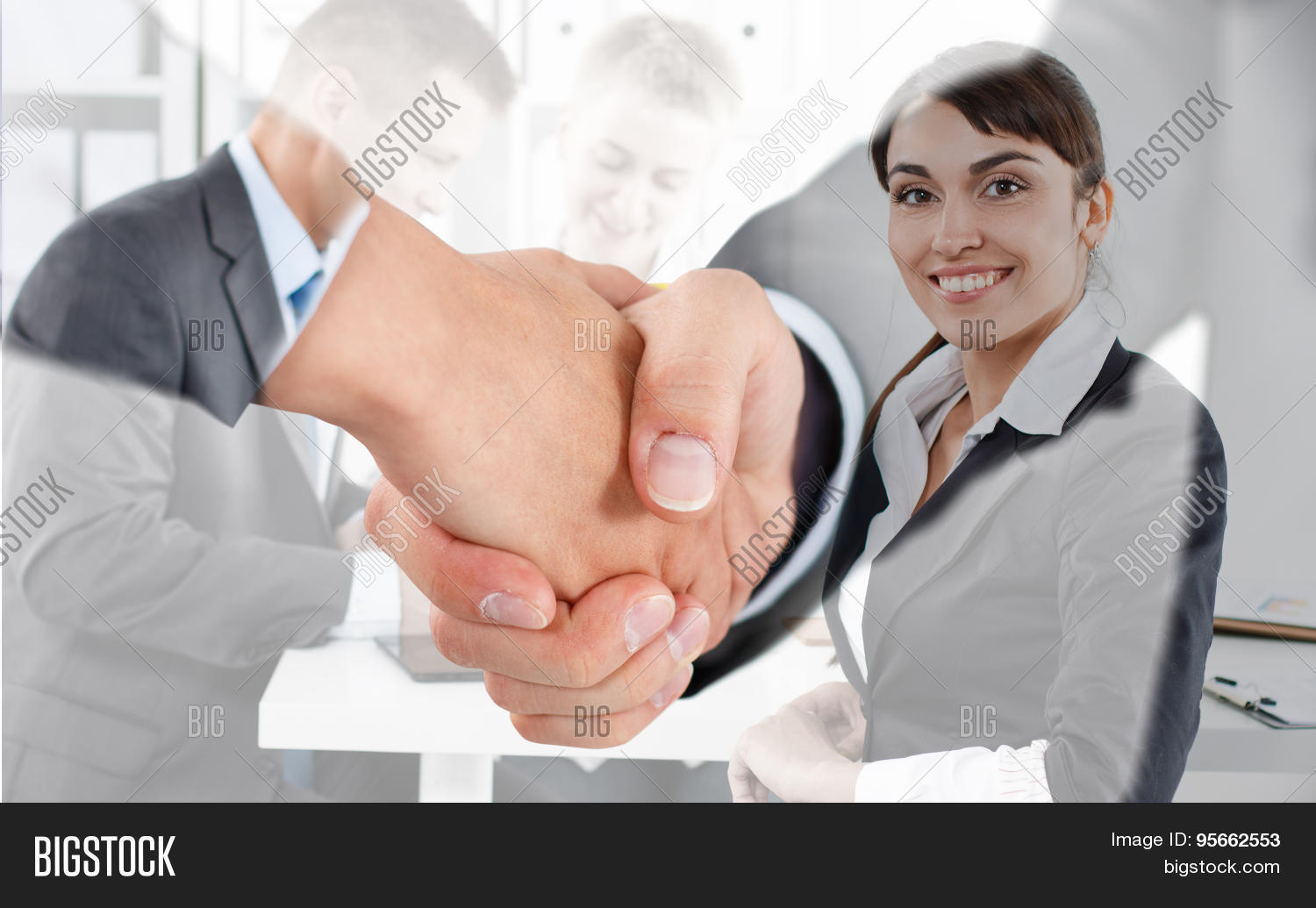 Male Female Handshake Image & Photo (Free Trial) | Bigstock