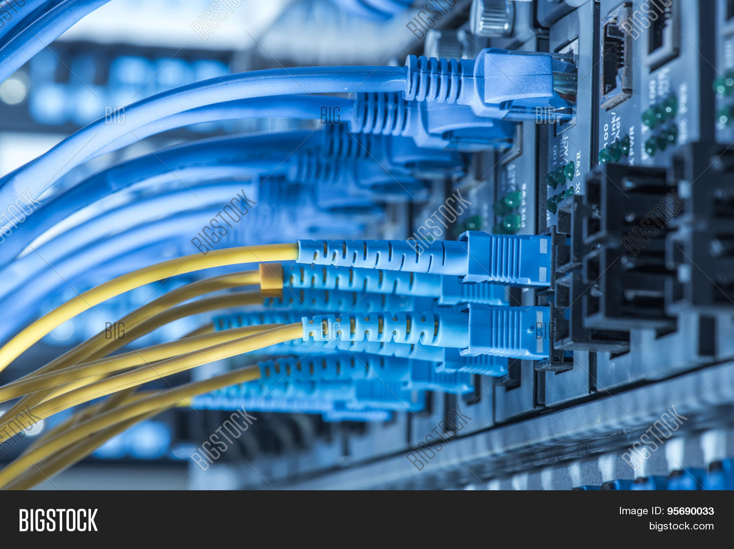 Fiber Network Server Image & Photo (Free Trial) | Bigstock