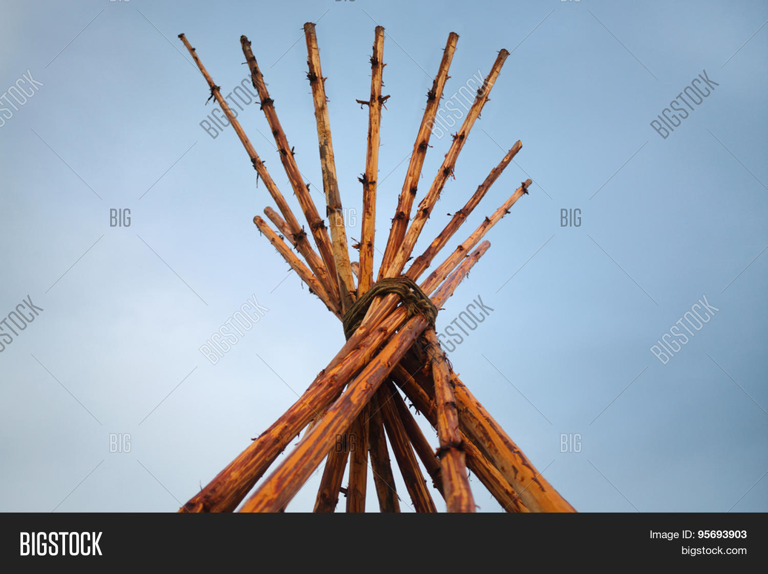 Tipi On Blue Sky Image & Photo (Free Trial) | Bigstock