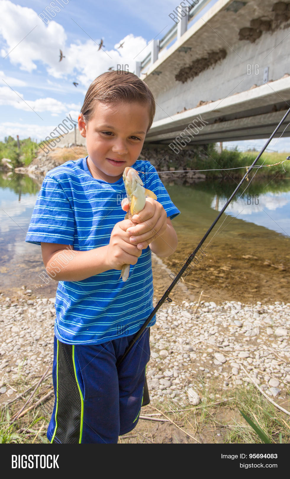 Young Boy Showing Fish Image & Photo (Free Trial) | Bigstock