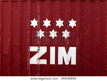 ZIM Logo On Container Image & Photo (Free Trial) | Bigstock