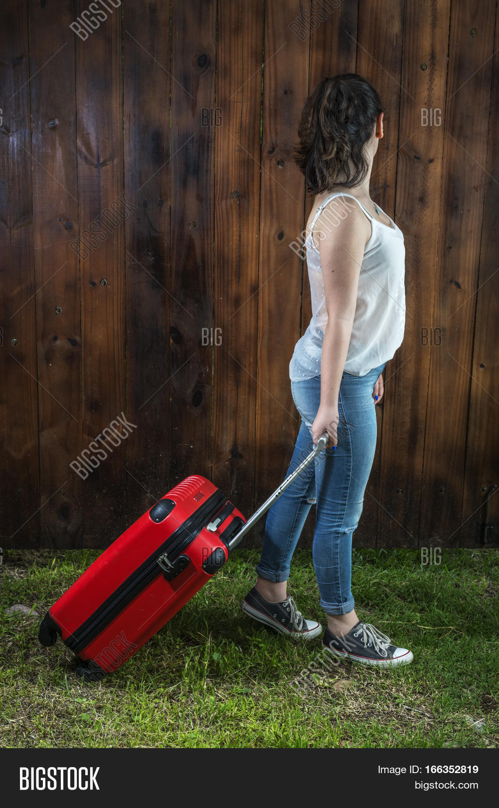 Young Girl Behind Image & Photo (Free Trial) | Bigstock
