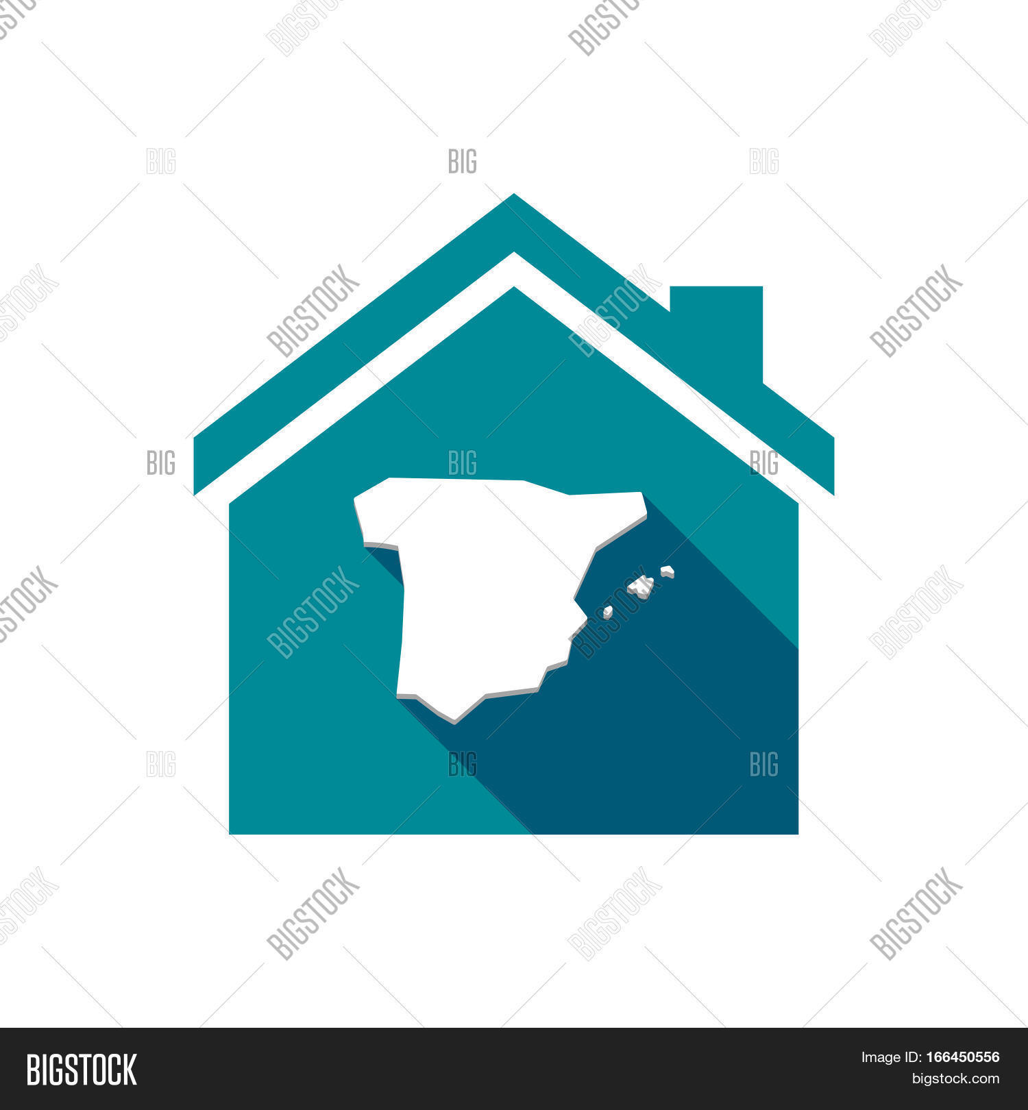 Isolated House Map Vector & Photo (Free Trial) | Bigstock