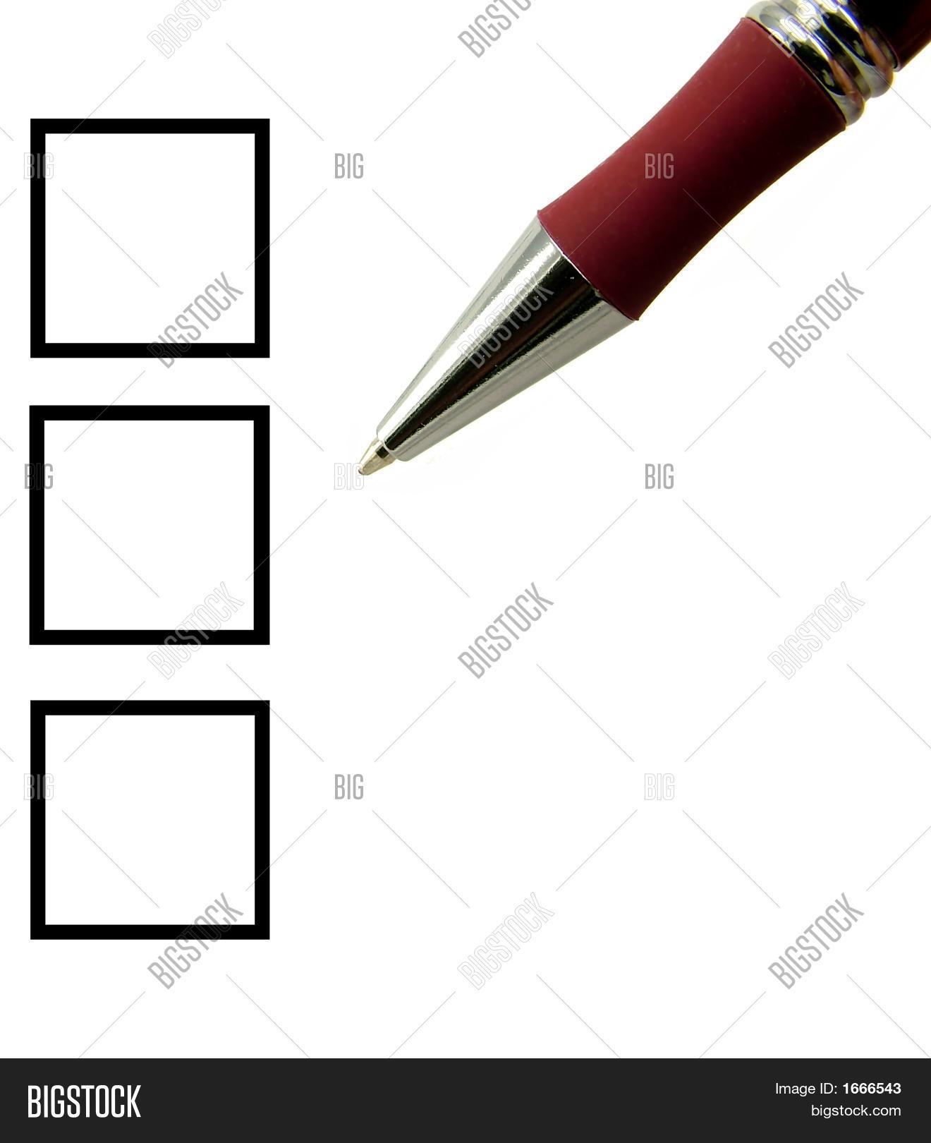 Unchecked Tick Box Image & Photo (Free Trial) | Bigstock