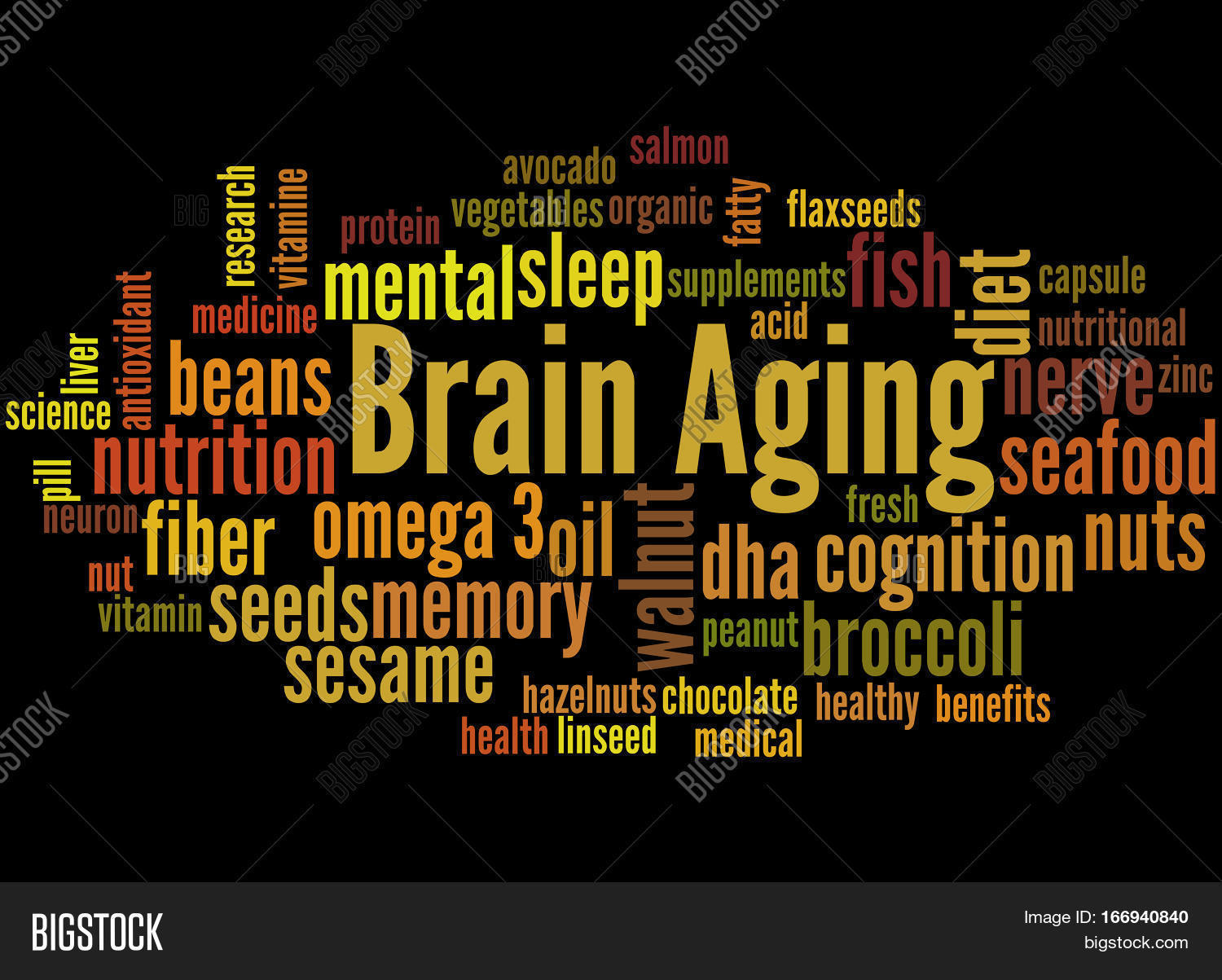 Brain Aging, Word Image & Photo (Free Trial) | Bigstock