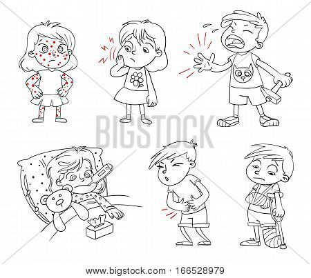 Cartoon Children Hurt Images, Illustrations & Vectors (Free) - Bigstock