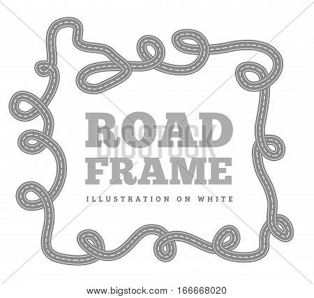 Curved Road Track Vector & Photo (Free Trial) | Bigstock