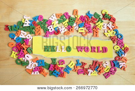 Hello World Message Image & Photo (Free Trial) | Bigstock
