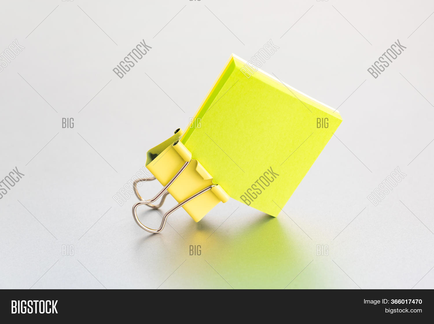 Yellow Paper Clip On Image & Photo (Free Trial) | Bigstock