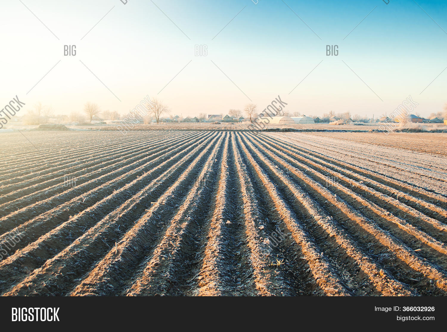 Winter Farm Field Image & Photo (Free Trial) | Bigstock