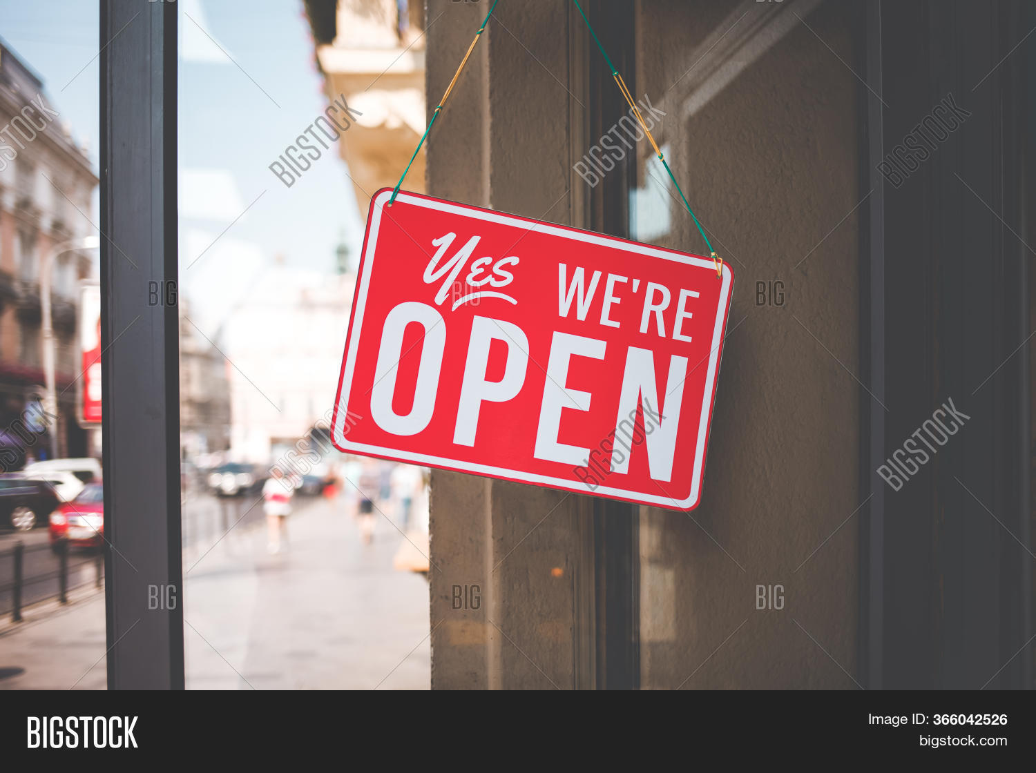 Yes We' Open Sign On Image & Photo (Free Trial) | Bigstock