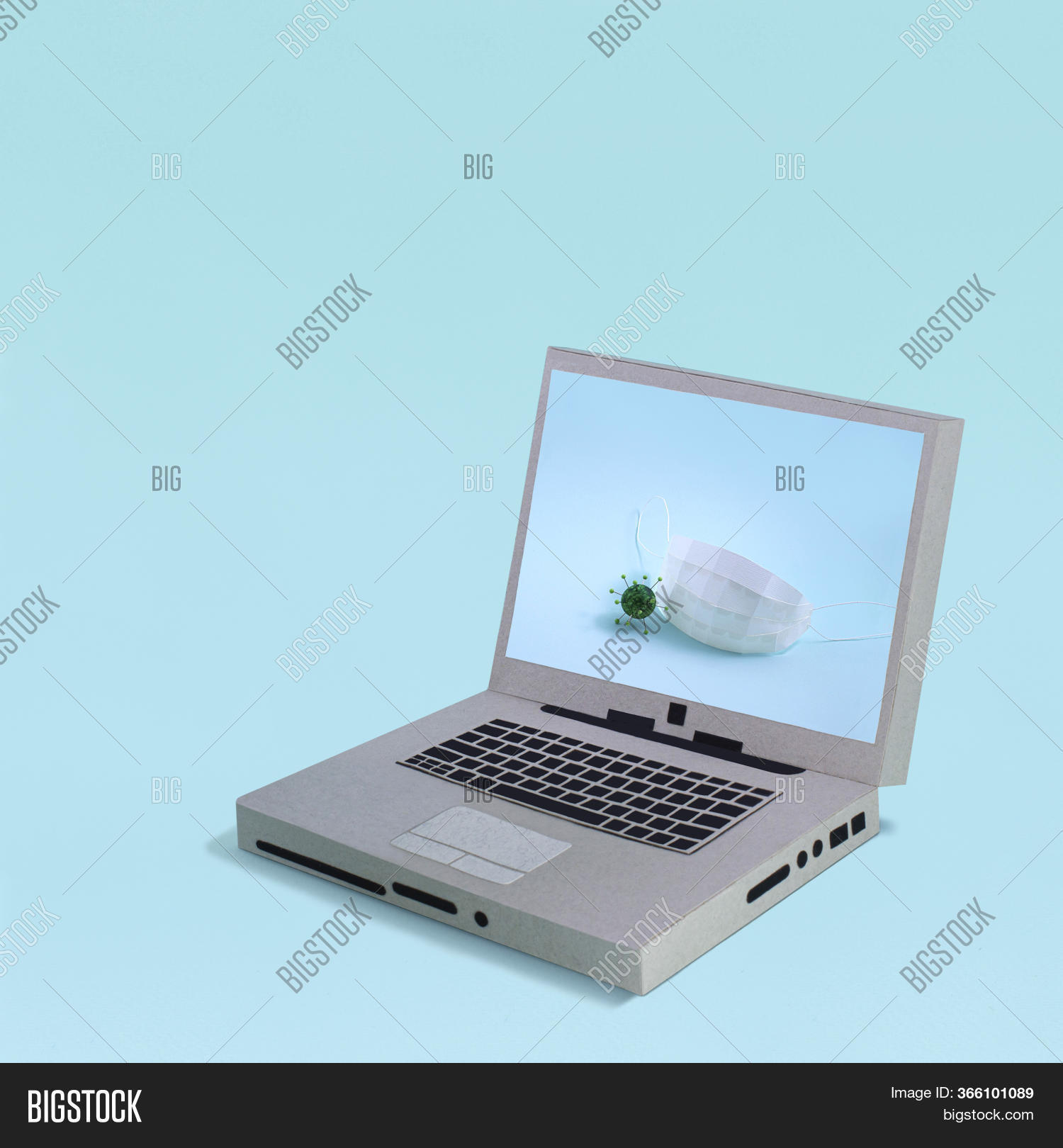 Paper Laptop Image Image & Photo (Free Trial) | Bigstock