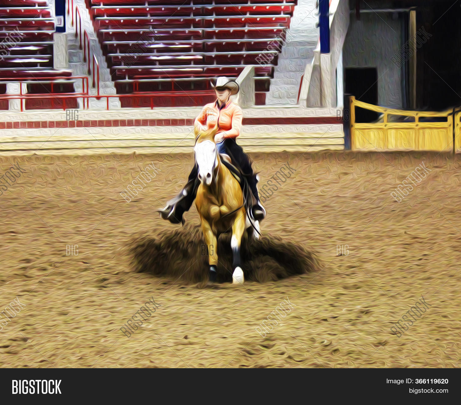 Young Woman Reining Image & Photo (Free Trial) | Bigstock