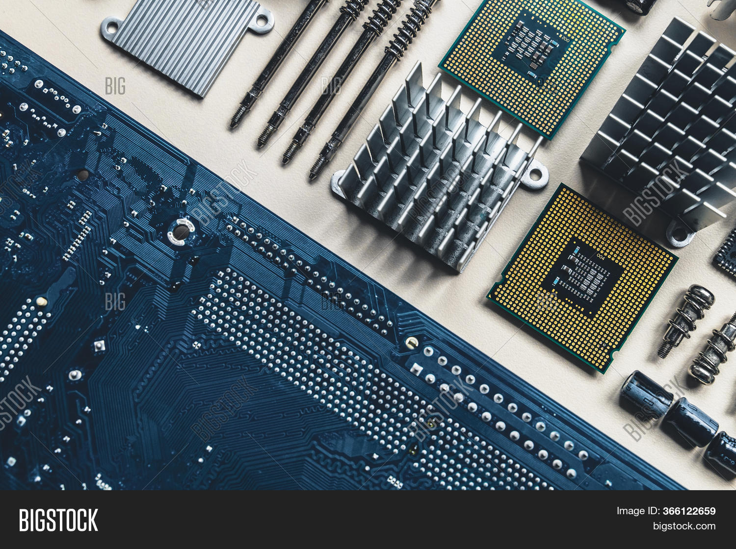 Top View Computer Image & Photo (Free Trial) | Bigstock