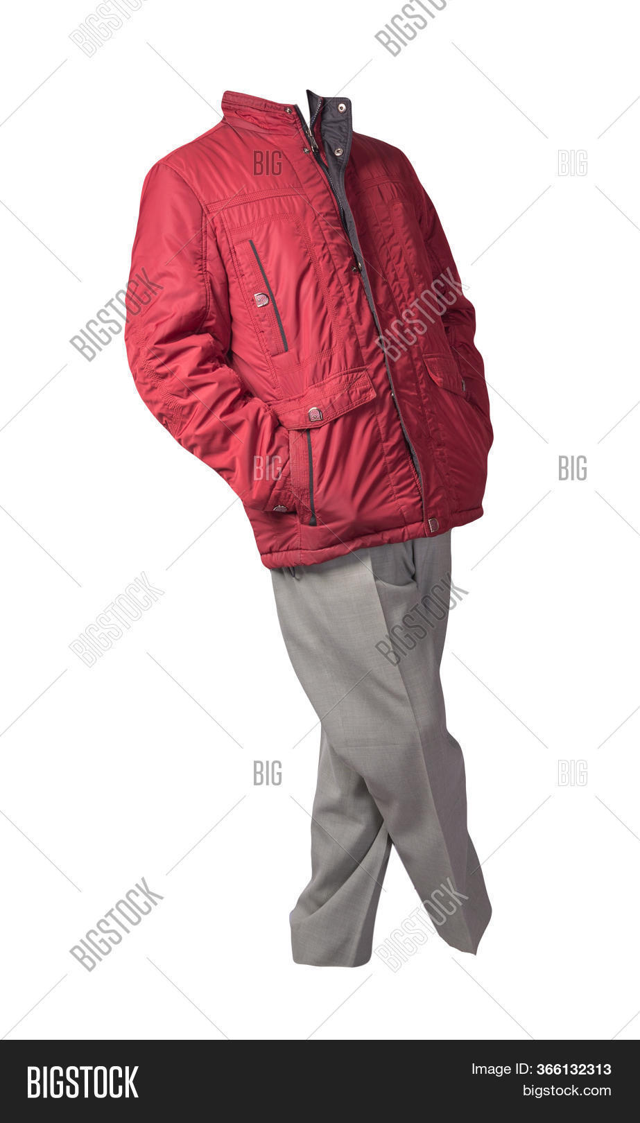 Mens Red Jacket Light Image & Photo (Free Trial) | Bigstock