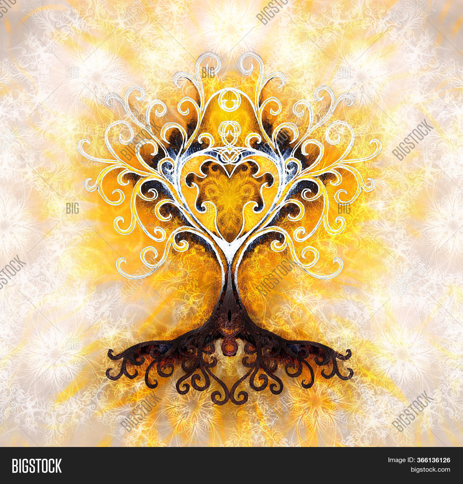 Tree Life Symbol On Image & Photo (Free Trial) | Bigstock