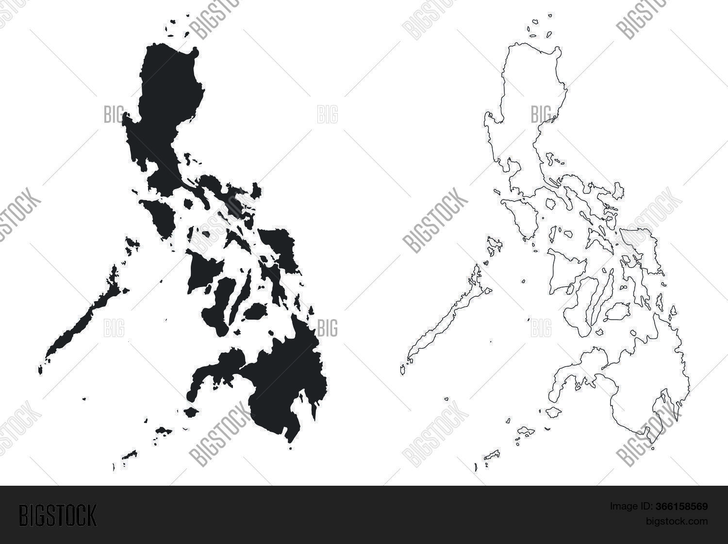 Philippines Country Vector & Photo (Free Trial) | Bigstock