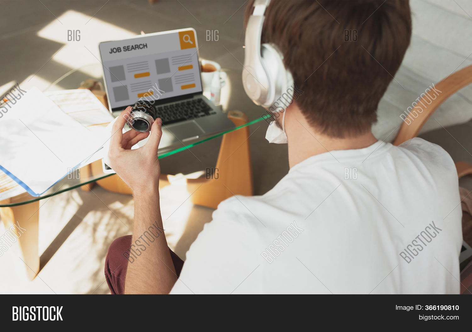 Man Looking Job During Image & Photo (Free Trial) | Bigstock