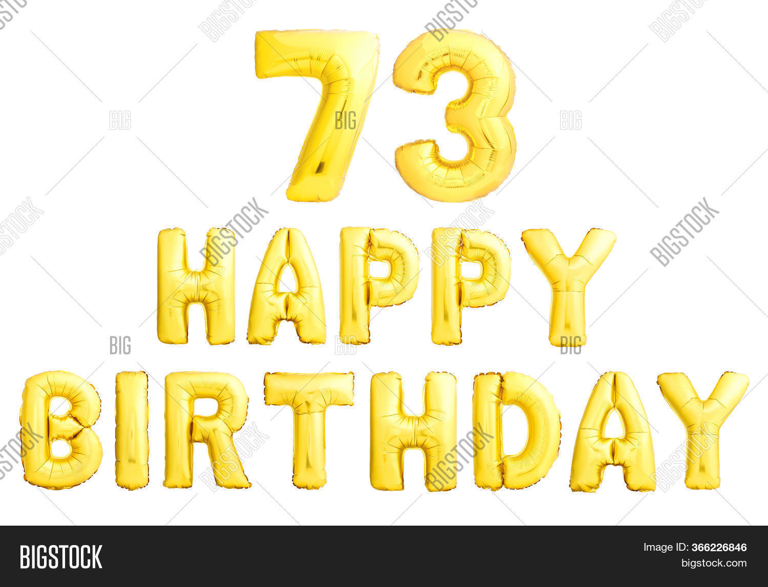 Happy Birthday 73 Image & Photo (Free Trial) | Bigstock