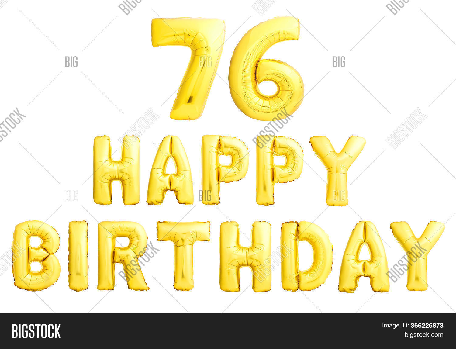 Happy Birthday 76 Image & Photo (Free Trial) | Bigstock