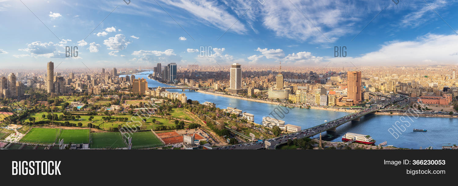 Cairo Aerial Panorama Image & Photo (Free Trial) | Bigstock