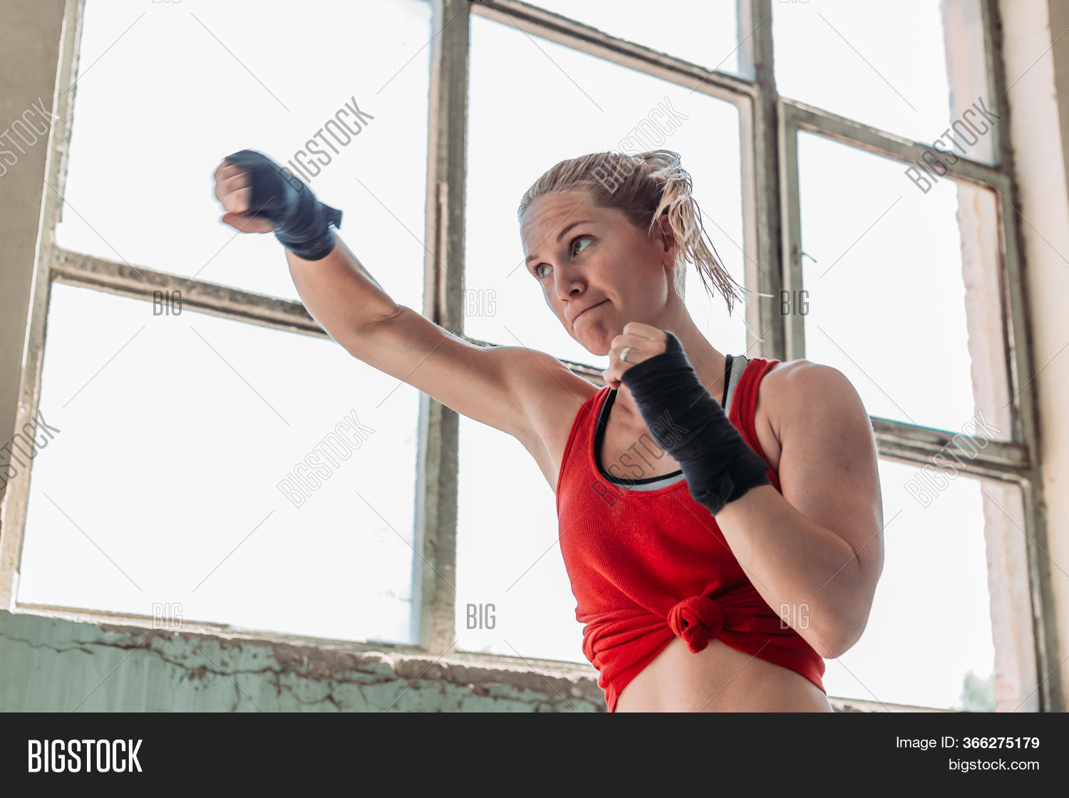 Young, Fit Woman Box Image & Photo (Free Trial) | Bigstock