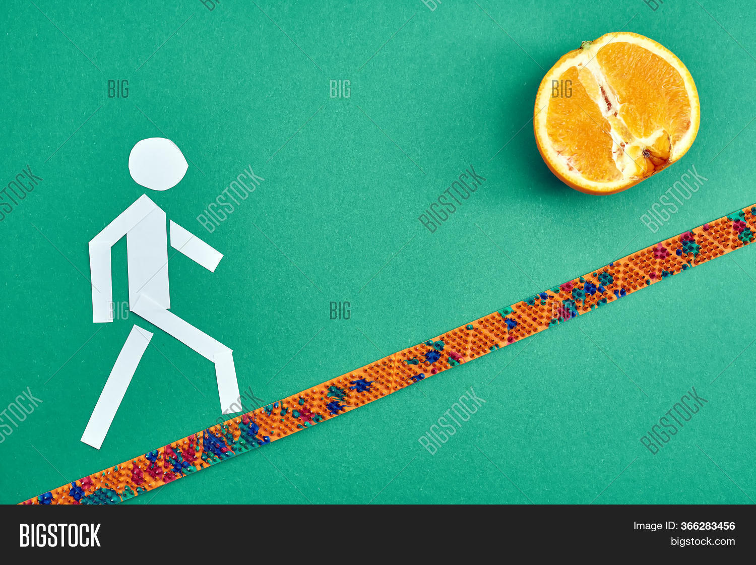White Paper Man Walks Image & Photo (Free Trial) | Bigstock