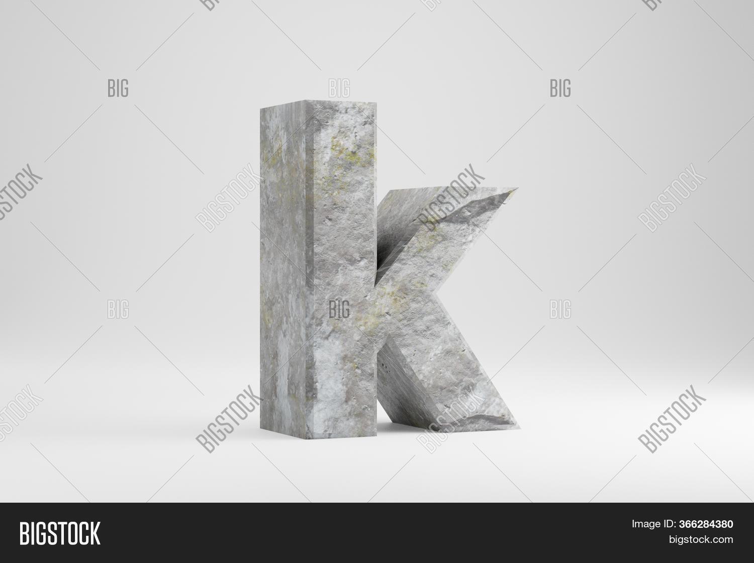 Stone 3d Letter K Image & Photo (Free Trial) | Bigstock