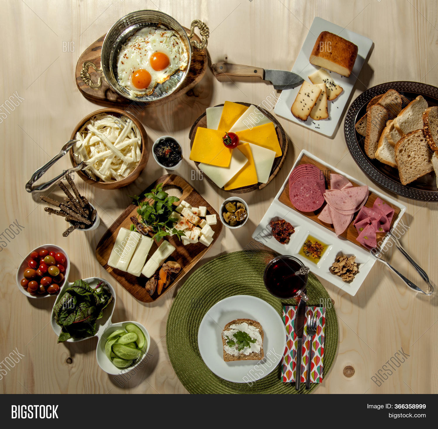 Top View Breakfast Image & Photo (Free Trial) | Bigstock