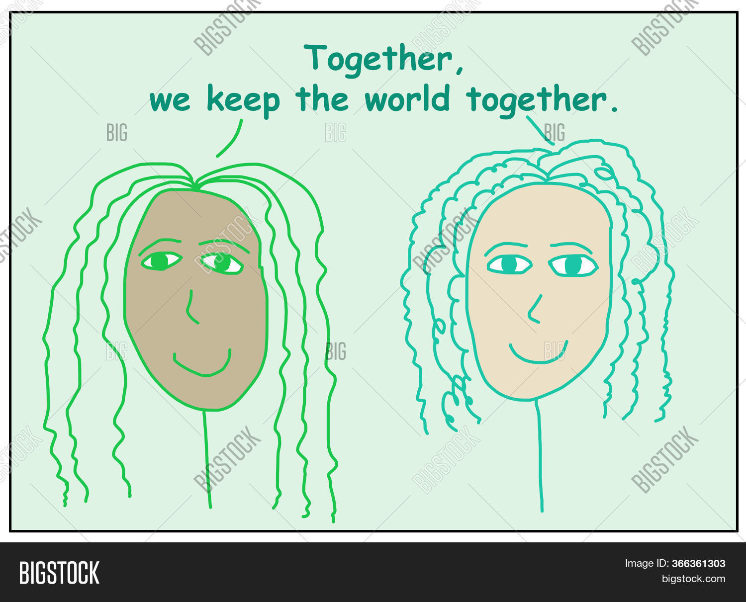 Color Cartoon Two Image & Photo (Free Trial) | Bigstock