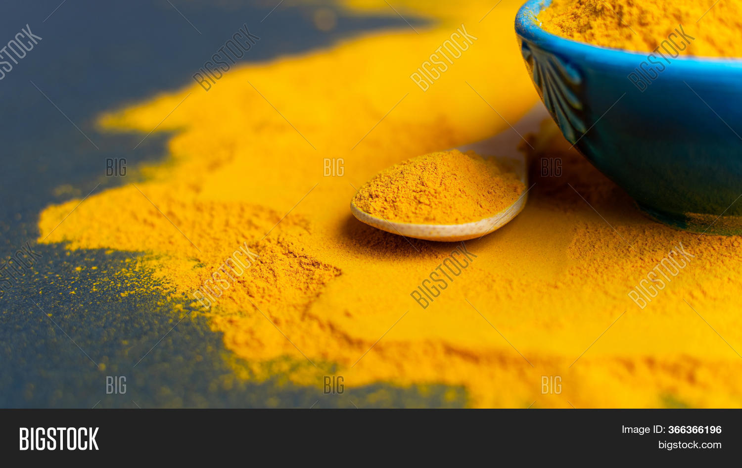 Turmeric Powder Blue Image & Photo (Free Trial) | Bigstock