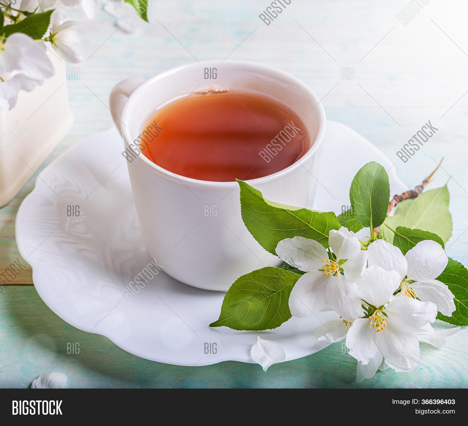 Green Tea White Cup Image & Photo (Free Trial) | Bigstock