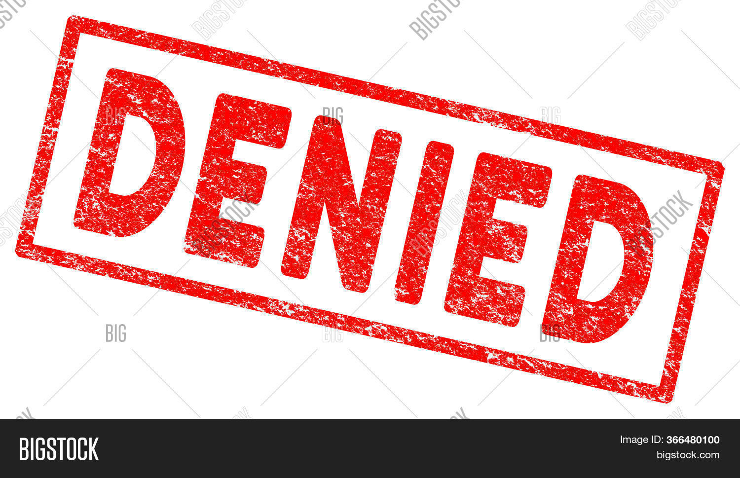 Denied Message Red Image & Photo (Free Trial) | Bigstock