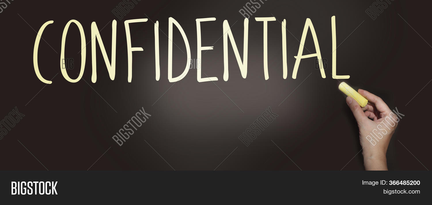 Word Confidential Image & Photo (Free Trial) | Bigstock