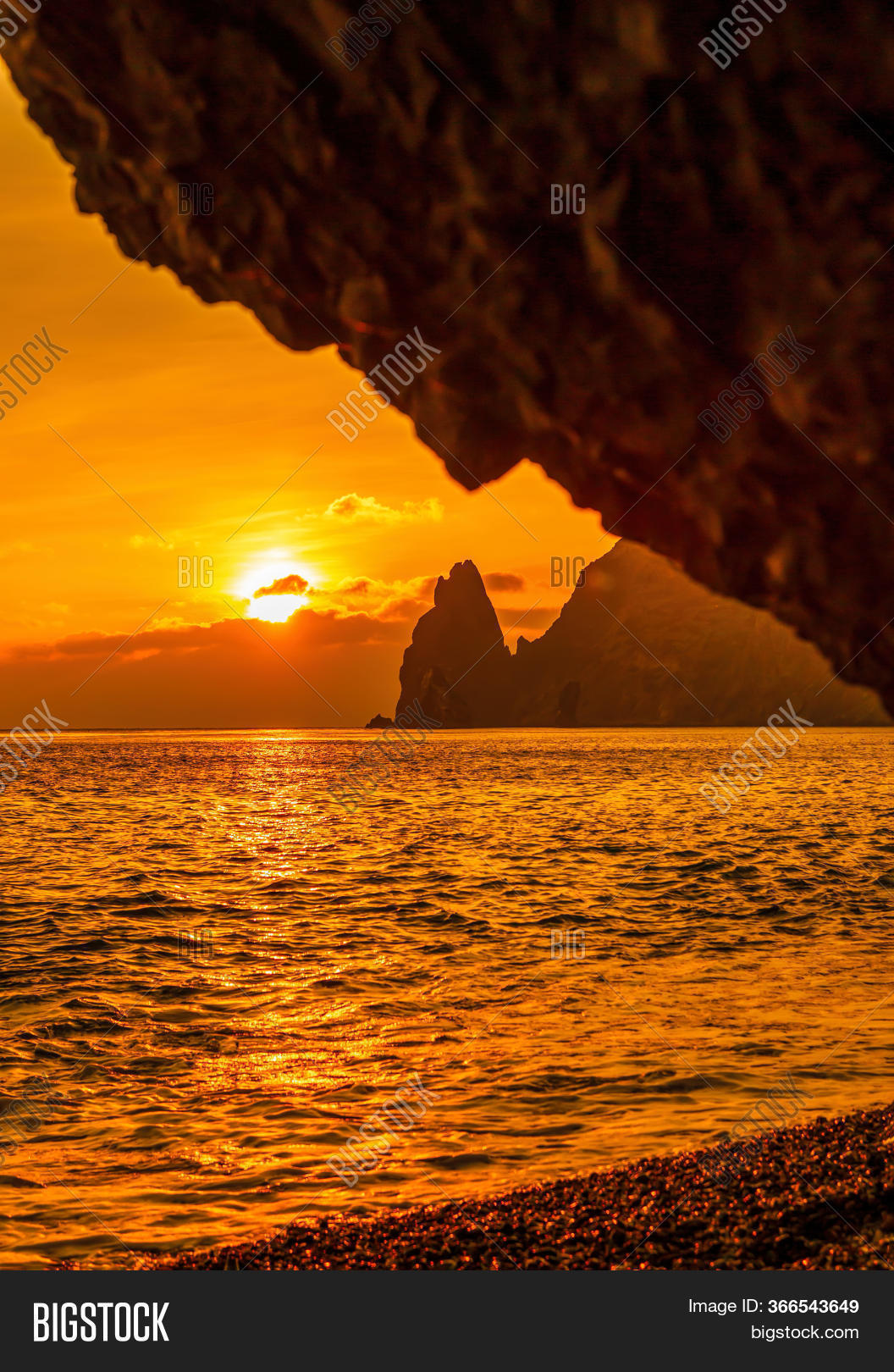 View Sunset Sea Beach Image & Photo (Free Trial) | Bigstock