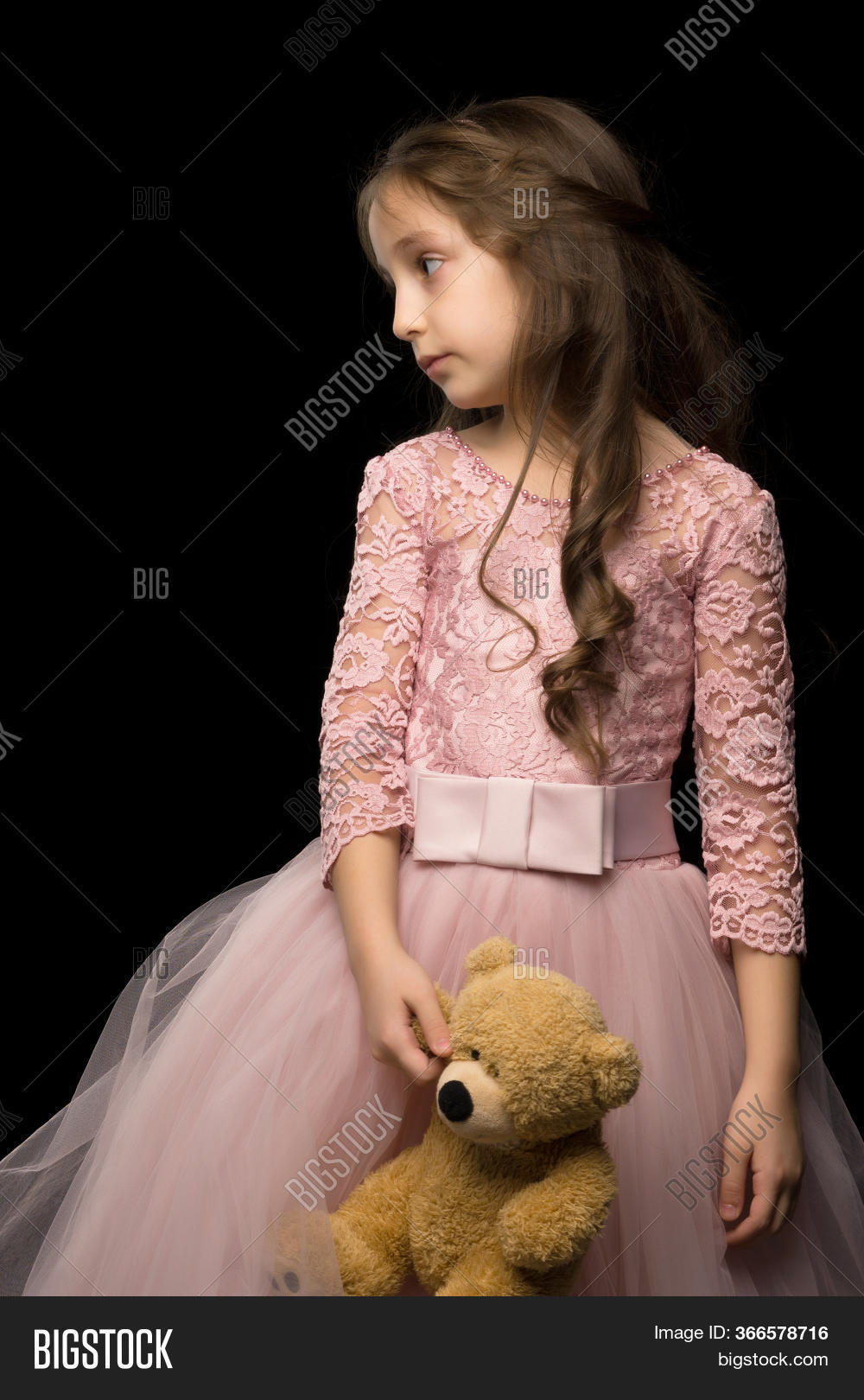 Cute Girl Posing Teddy Image & Photo (Free Trial) | Bigstock