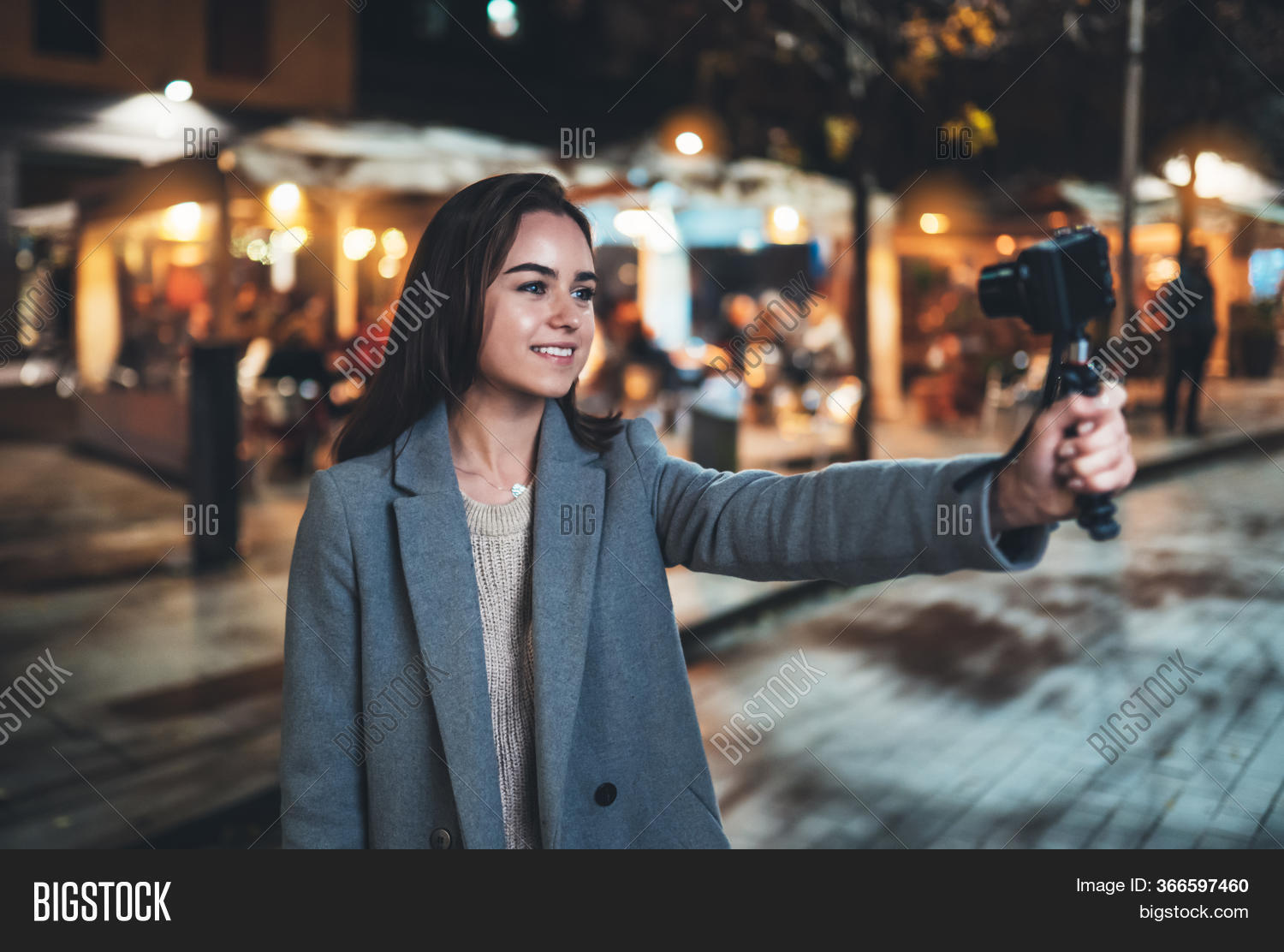 Girl Vlogger Recording Image & Photo (Free Trial) | Bigstock