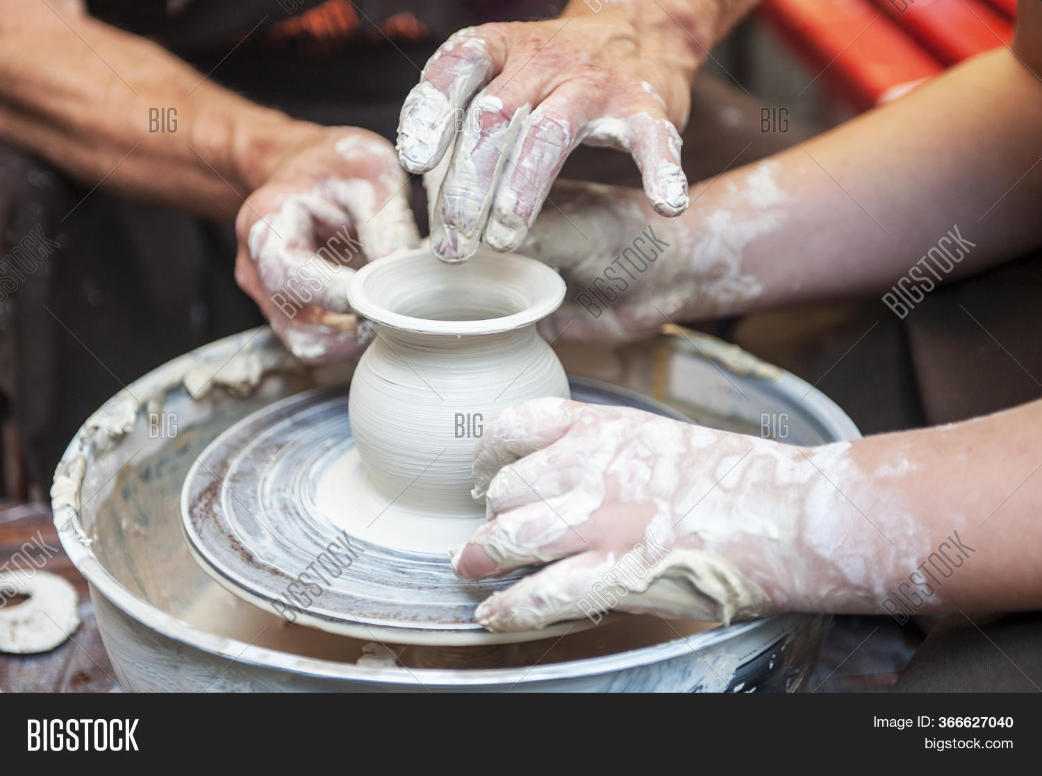 Potter Makes Pottery Image & Photo (Free Trial) | Bigstock