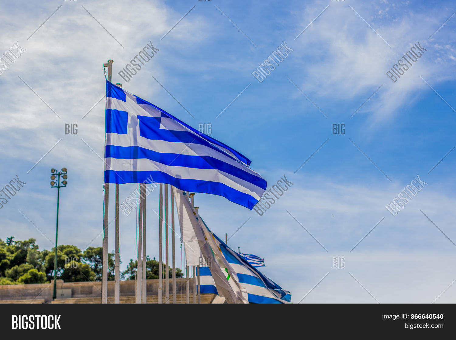 Greece National Flag Image & Photo (Free Trial) | Bigstock