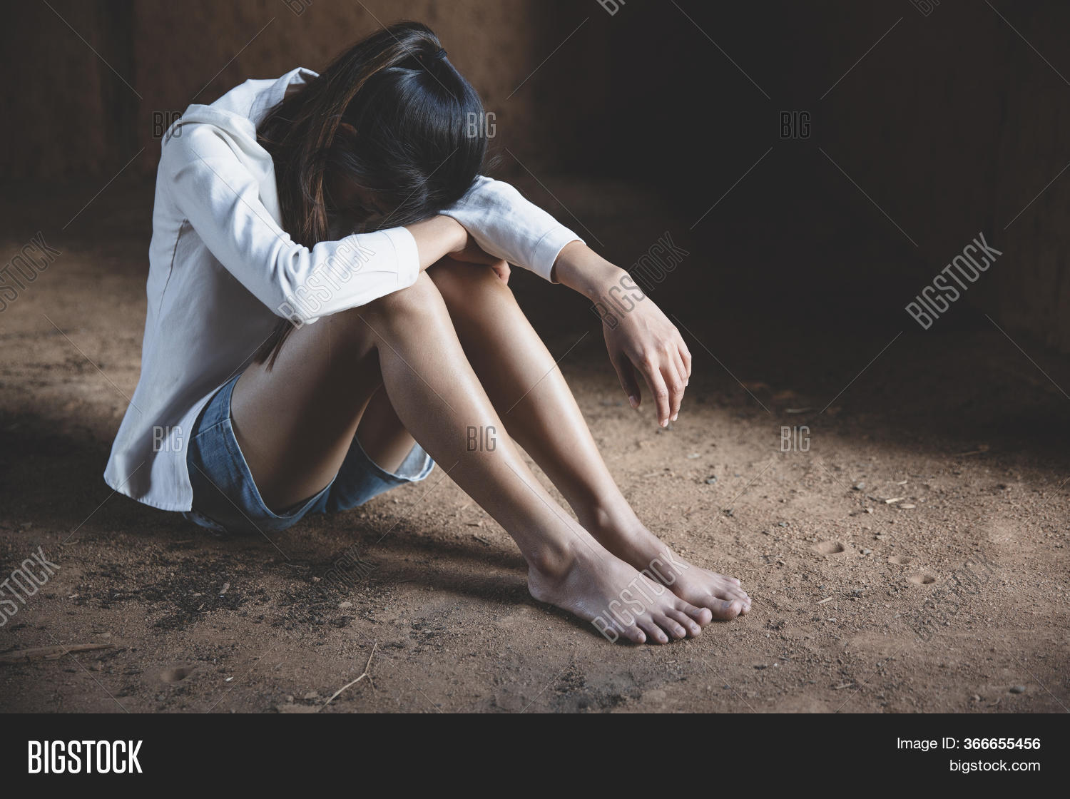 Depressed Woman Image And Photo Free Trial Bigstock