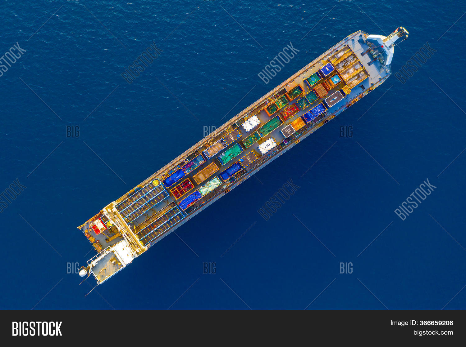 Cargo Ship Loaded Image & Photo (Free Trial) | Bigstock