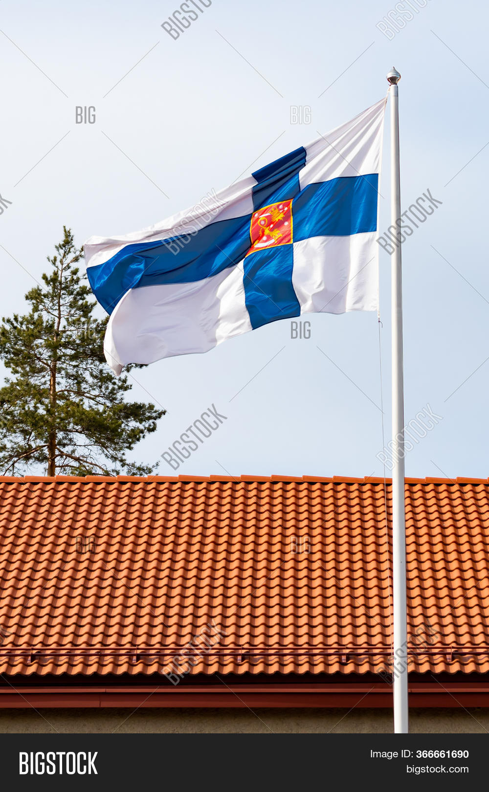 Finnish National Flag Image & Photo (Free Trial) | Bigstock