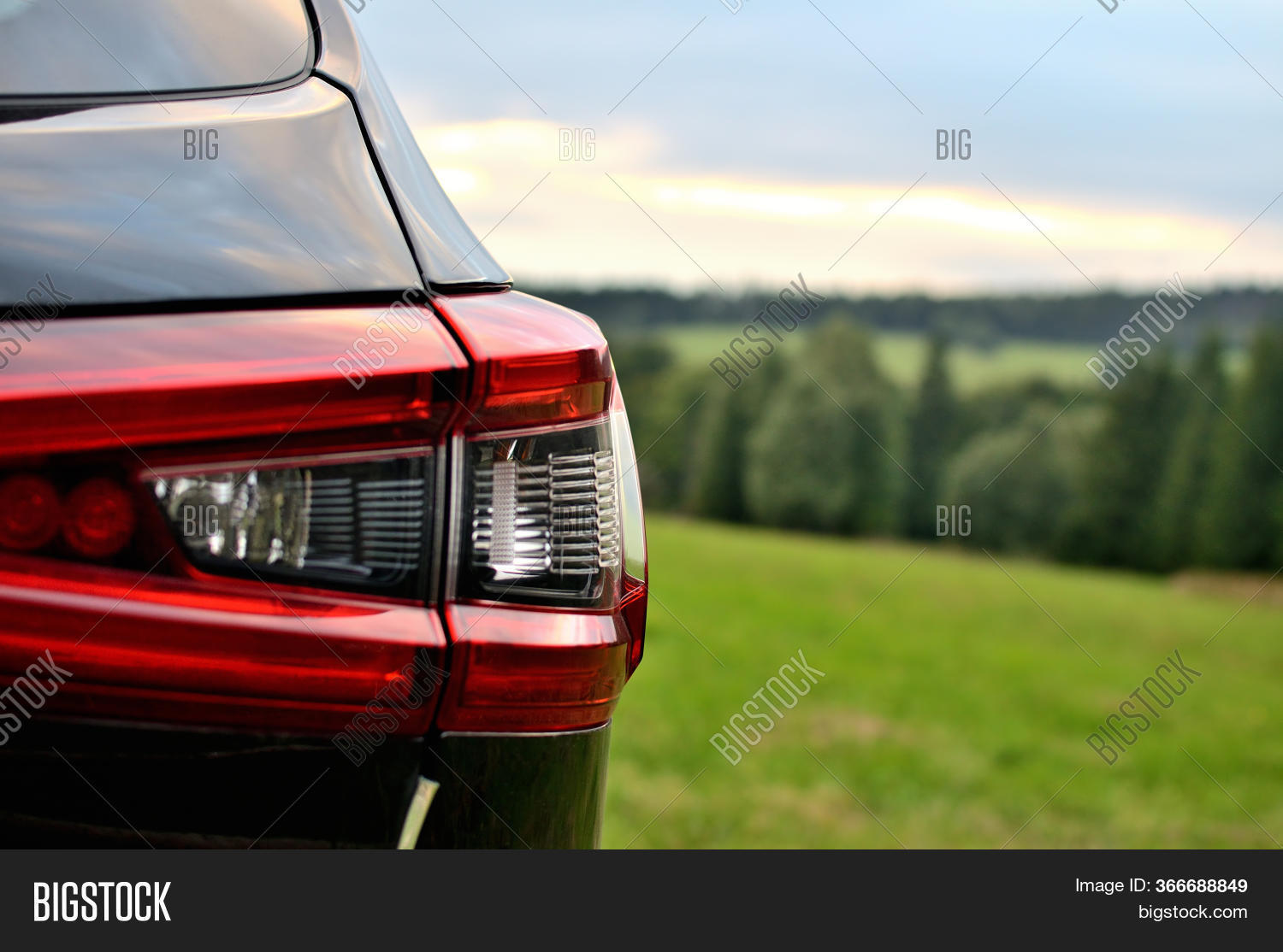 Rear Brake Lights Image & Photo (Free Trial) | Bigstock