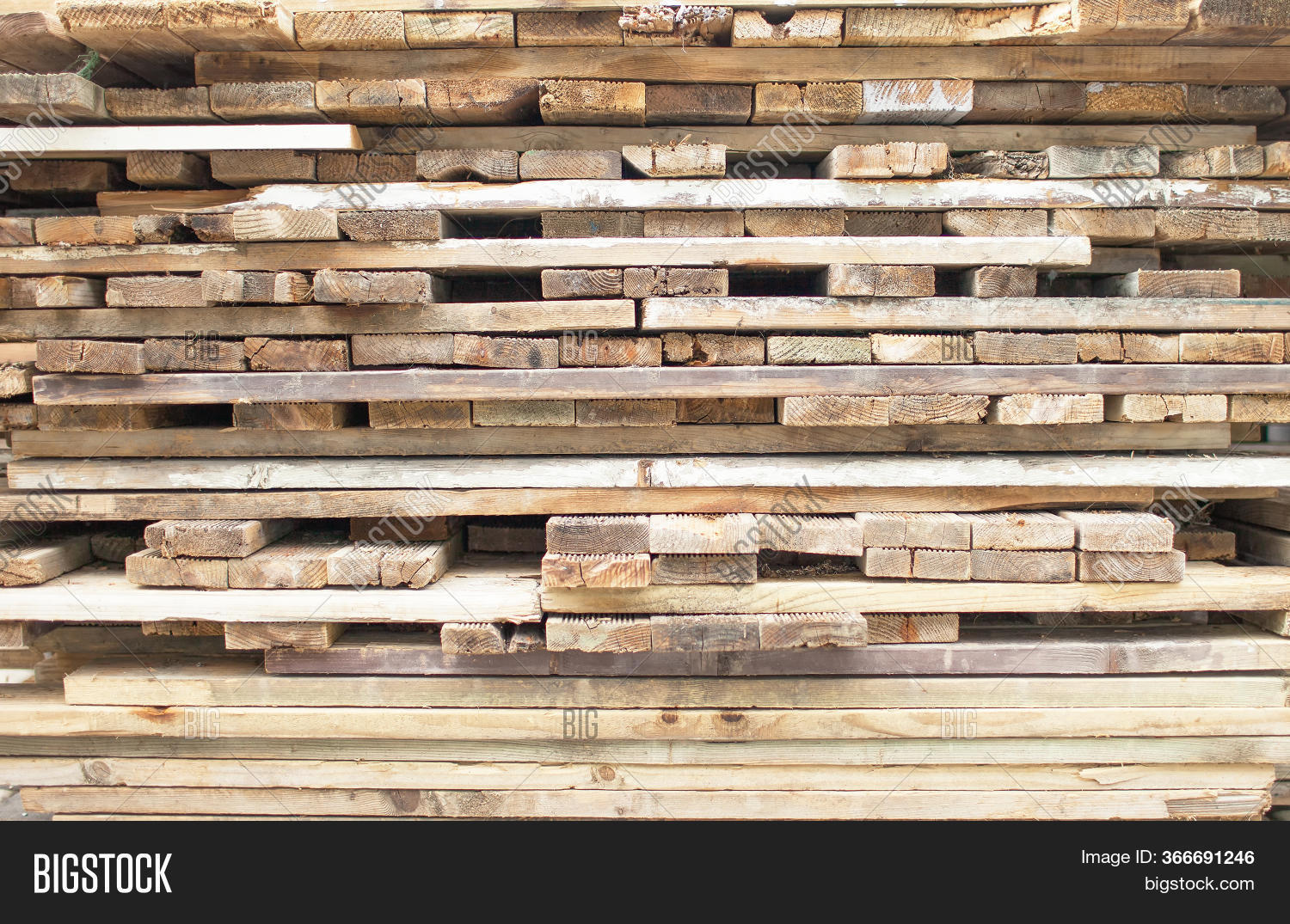 Stack Wooden Planks. Image & Photo (Free Trial) | Bigstock