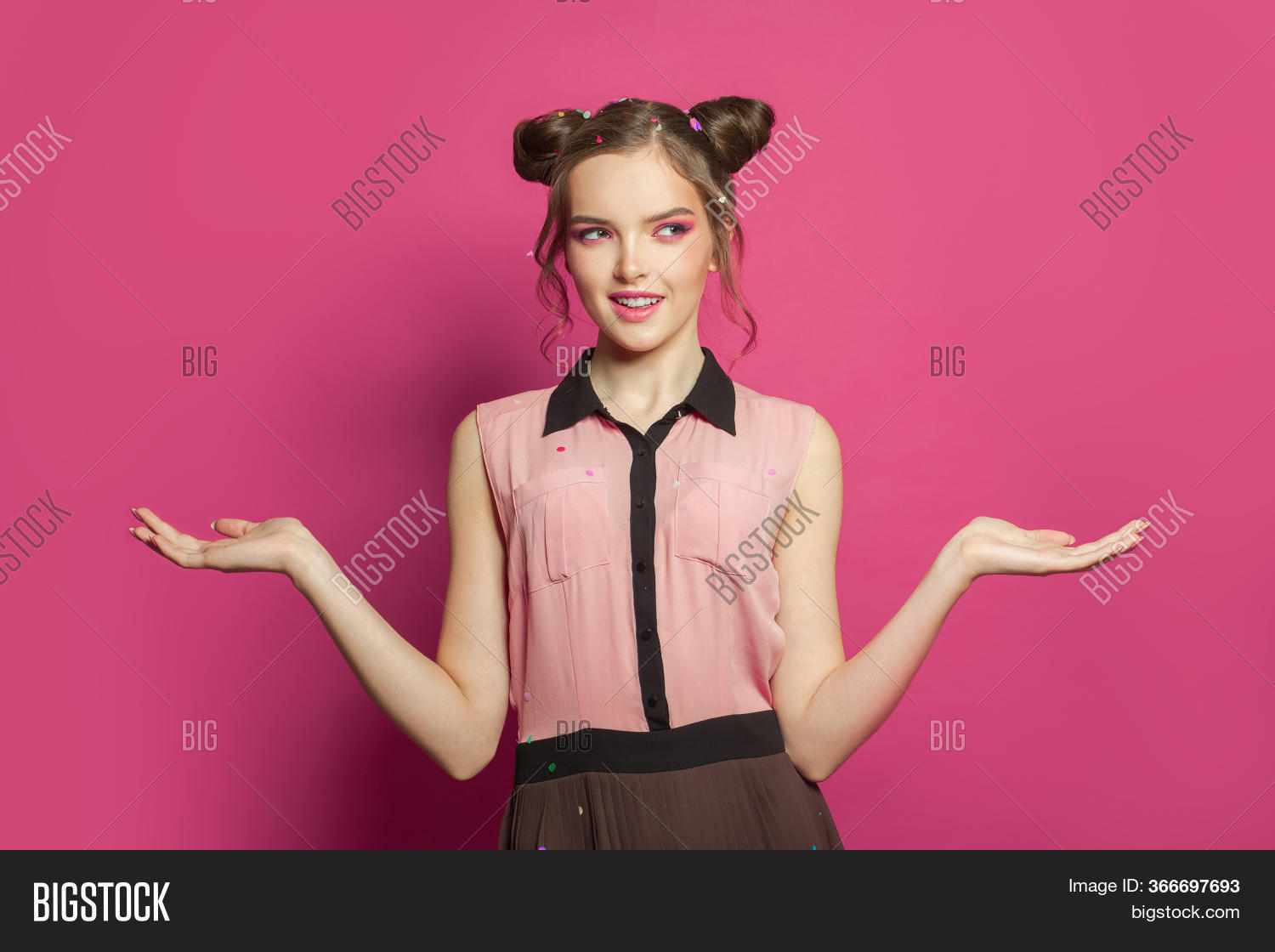 Happy Model Woman On Image & Photo (Free Trial) | Bigstock
